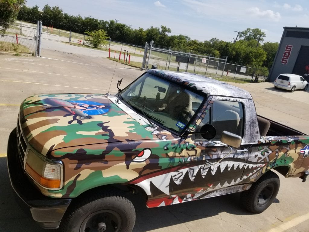 Camo Bomber Ford Bronco Wrap – Mobile Media Graphics
