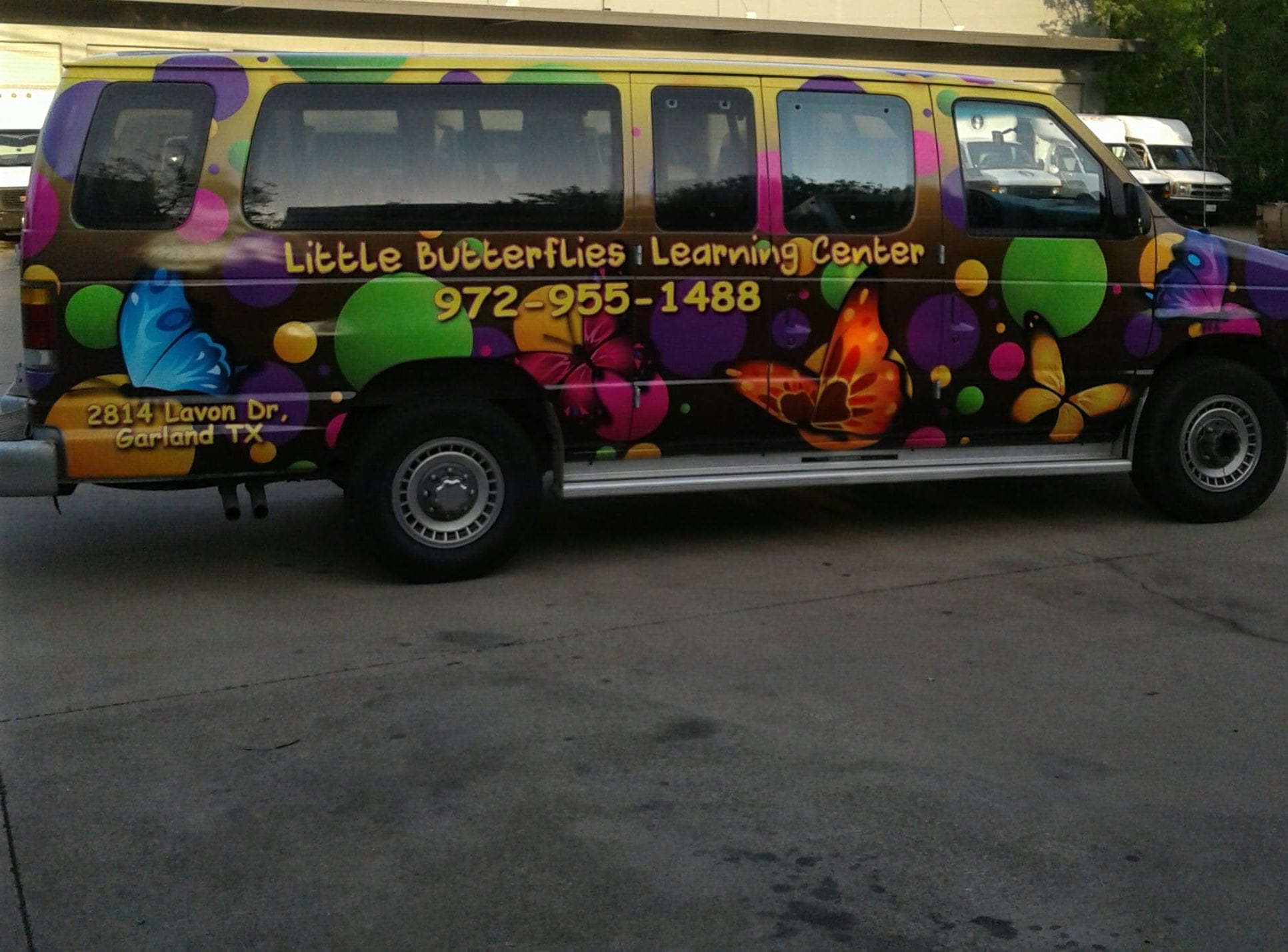 Little Butterflies Learning Center Van Wrap – Mobile Media Graphics
