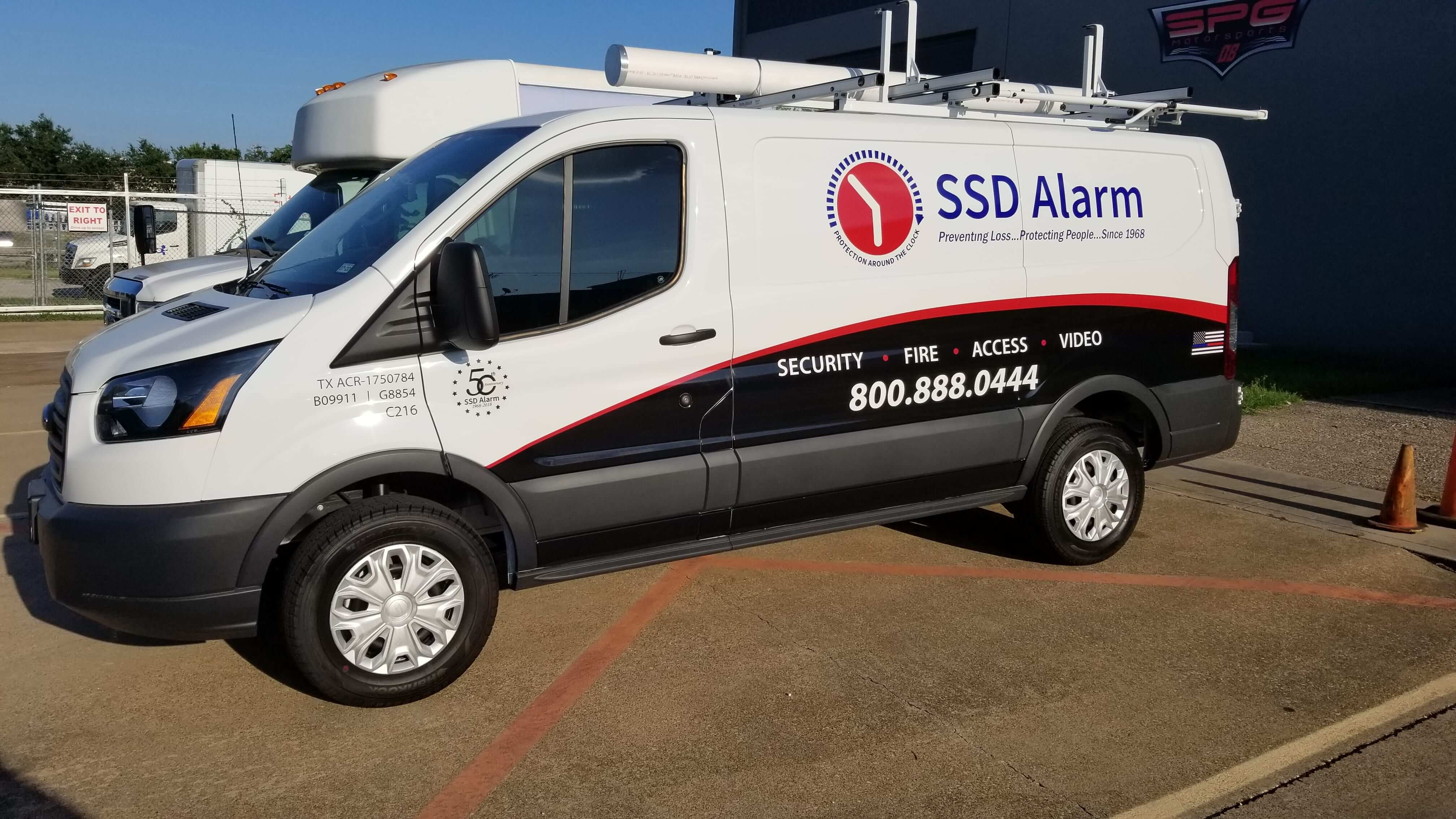 SSD Alarm Fleet Graphics | Mobile Media Graphics