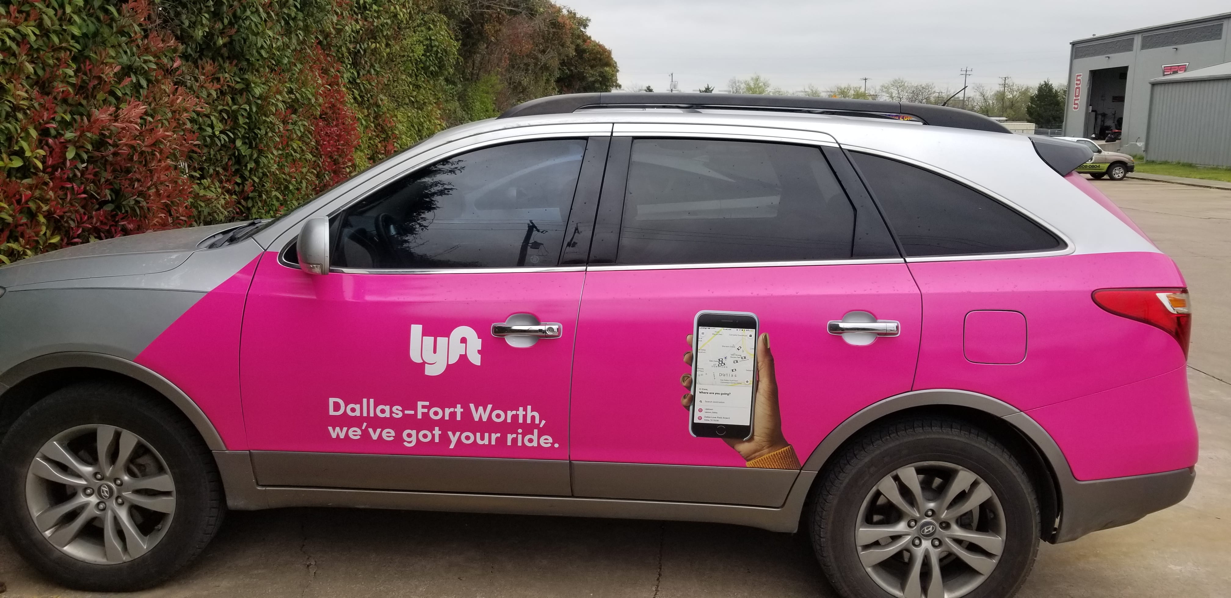 Lyft Partial Wraps | Mobile Media Graphics