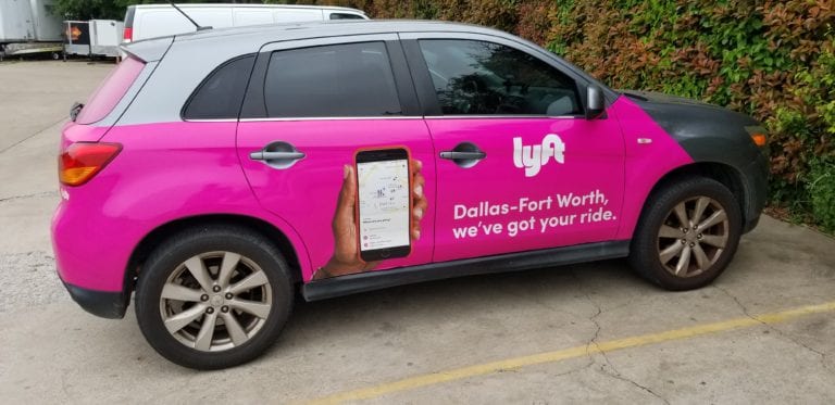 Lyft Partial Wraps – Mobile Media Graphics