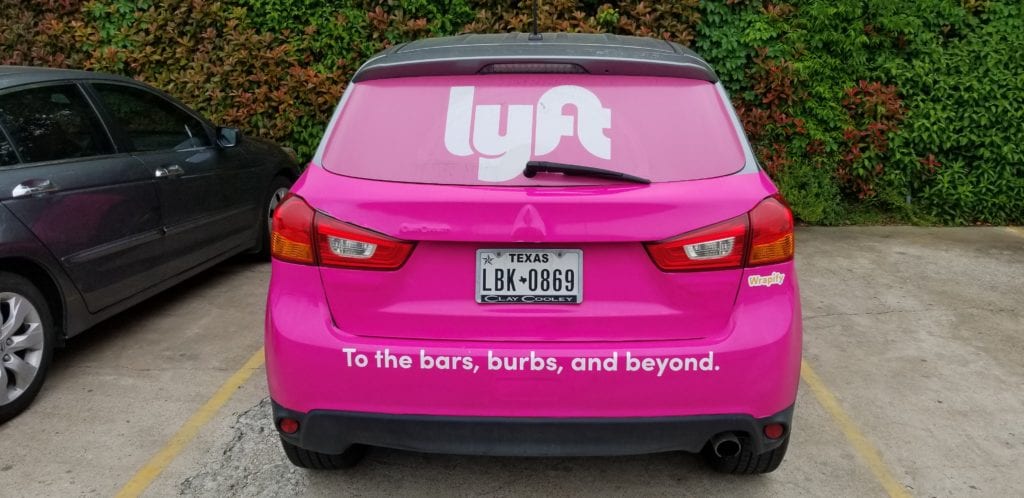 Lyft Partial Wraps – Mobile Media Graphics