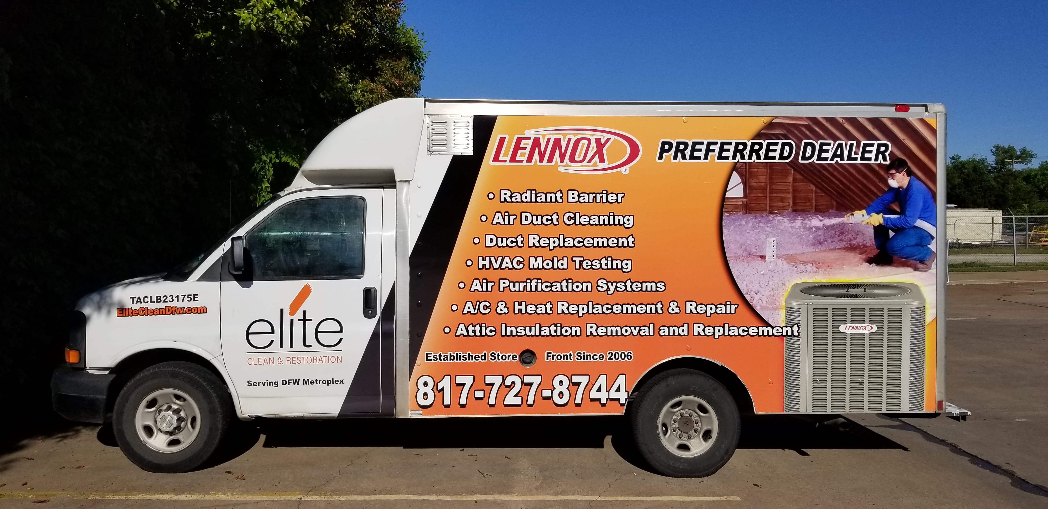 Elite Clean & Restoration fleet Partial Wraps | Mobile Media Graphics
