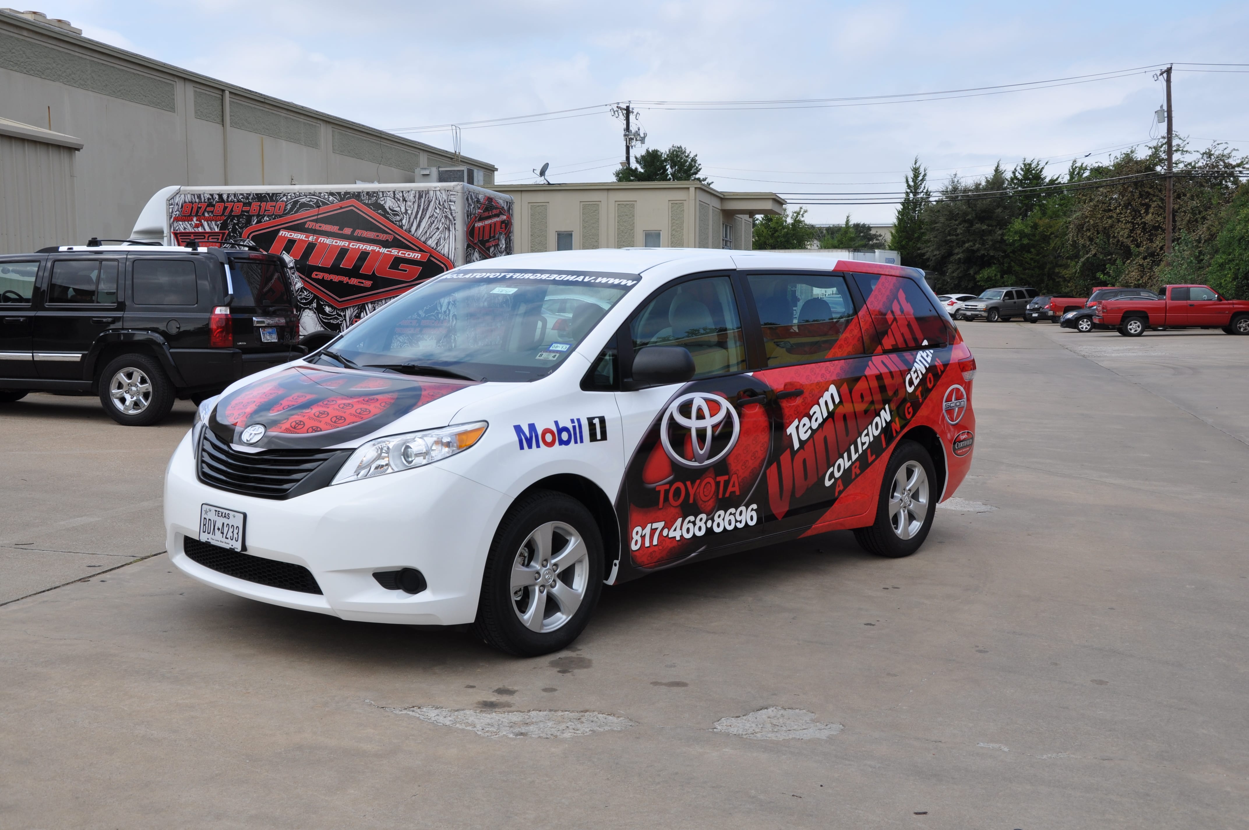 Toyota Van Graphics | Mobile Media Graphics